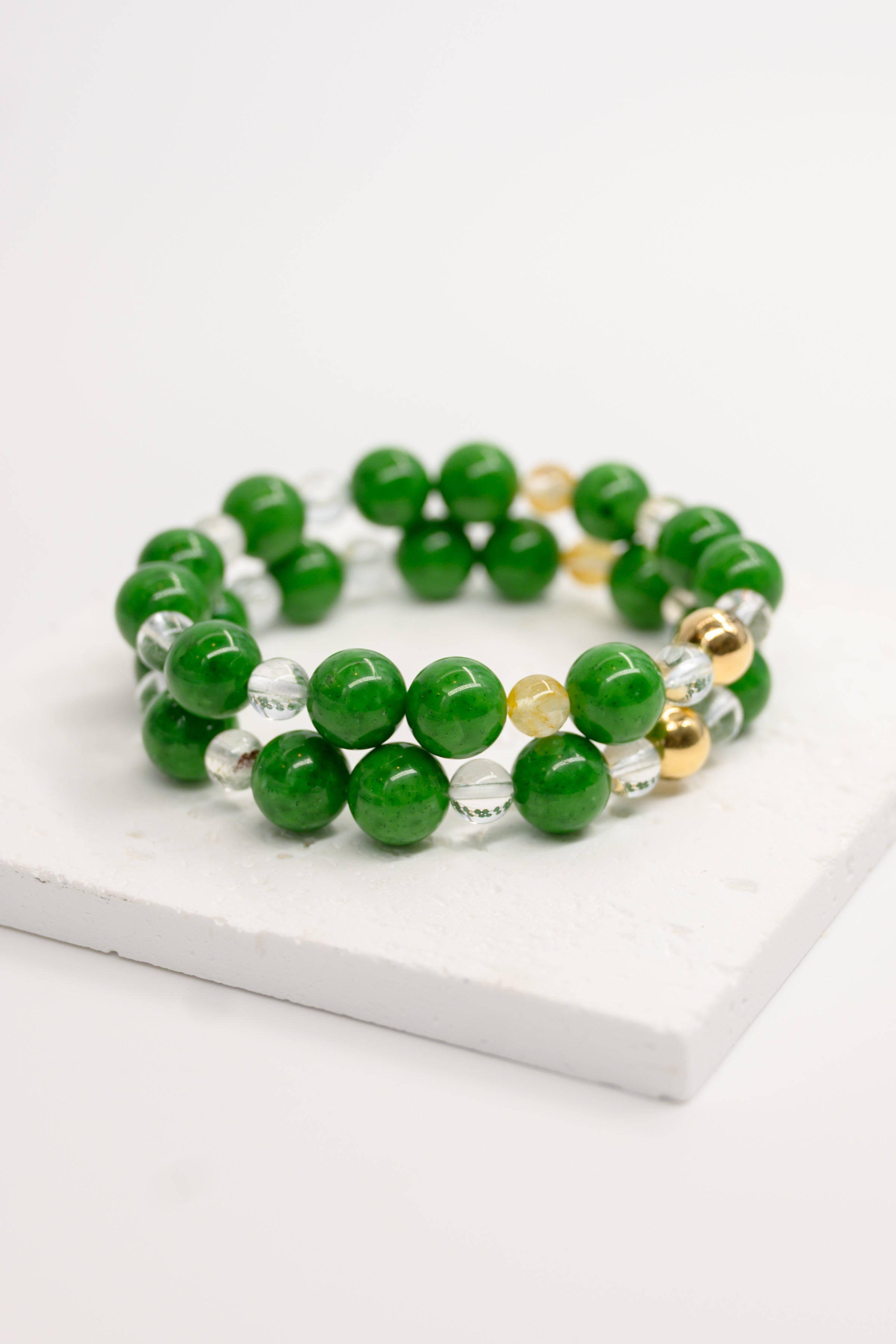 Fortune Flow Bracelet | Maw Sit Sit (Jade-albite) Topaz